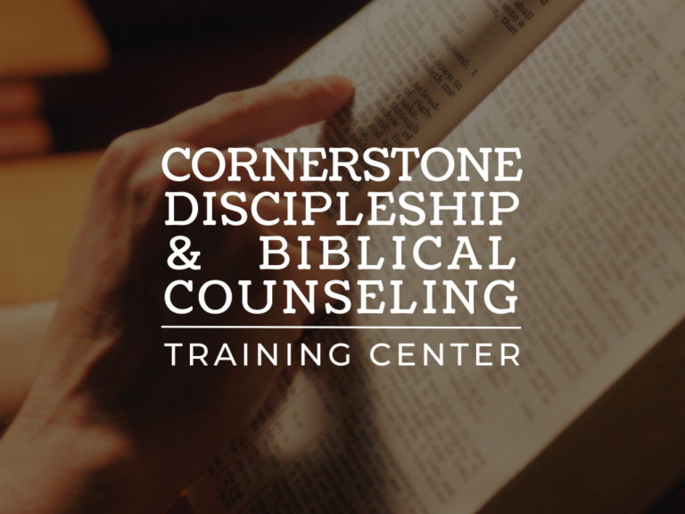 [CDBC] 2024-2025 Week 1 – Introduction to Biblical Counseling Lesson 1 ...